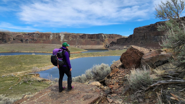 We Went Backpacking in March! | Backpacking Ancient Lakes - The Hungry ...